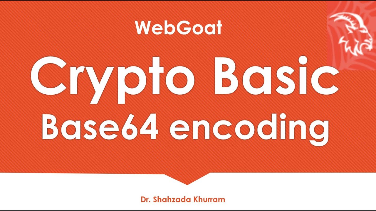 Crypto Basic | Base64 encoding | WebGoat