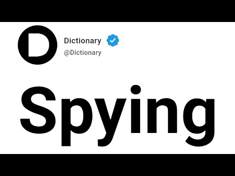 Spying Meaning In English