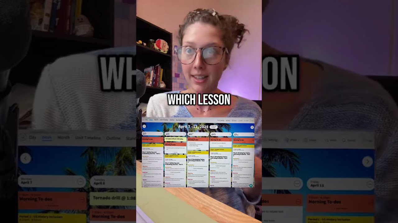 Teacher lesson planner with AI built-in