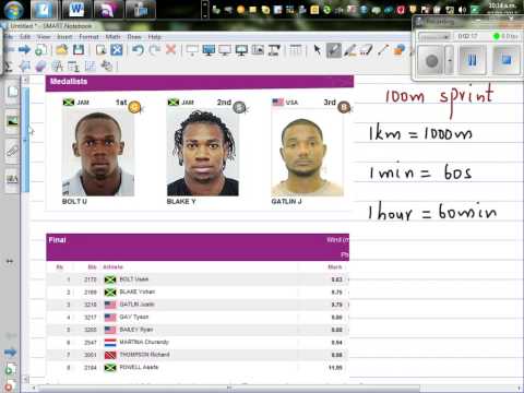Converting meters per seconds to km per hour