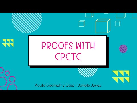 CPCTC Corresponding Parts of Congruent Triangles are Congruent | High School Geometry Lesson