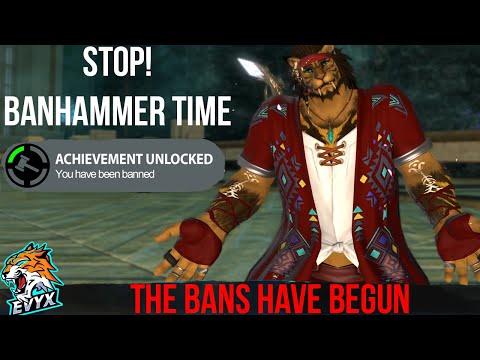 THEY ARE BANNING FFXIV PLAYERS! THIS IS NOT A DRILL!