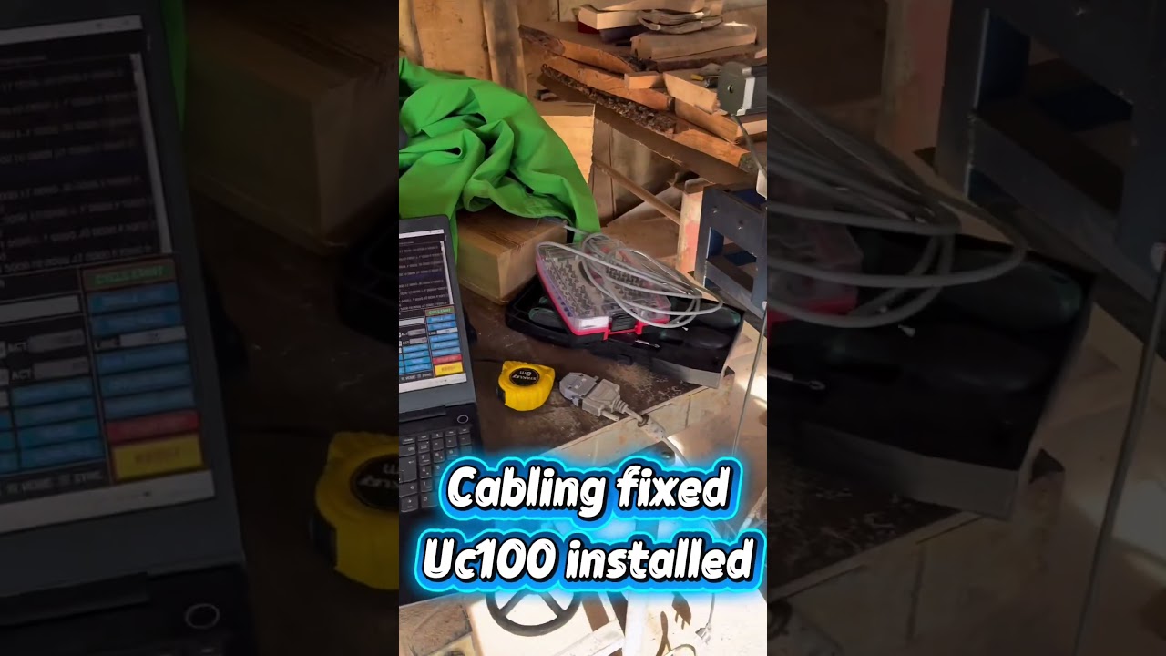 Hobby cnc fixed with uc100 and new stepper drivers