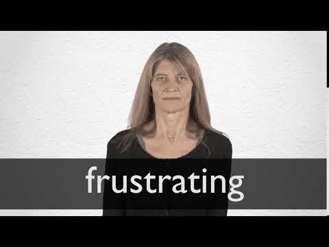 FRUSTRATING definition and meaning | Collins English Dictionary