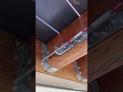 Deck Tension Tie. #deck #diy #protips #deckbuilder #deckconstruction #decking #satisfying #tools