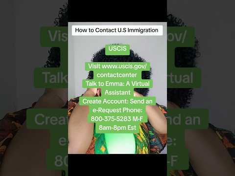 How To Contact U.S Immigration?