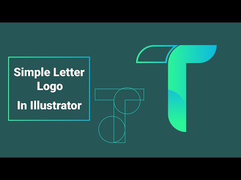 How to create Simple Letter T Logo||In Illustrator.