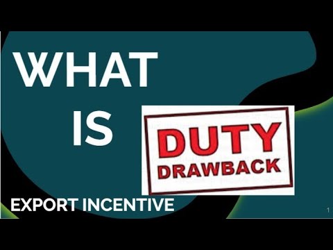 What is DBK in Export ? What is Duty Drawback in Export I Duty Drawback under Custom I DBK Scheme
