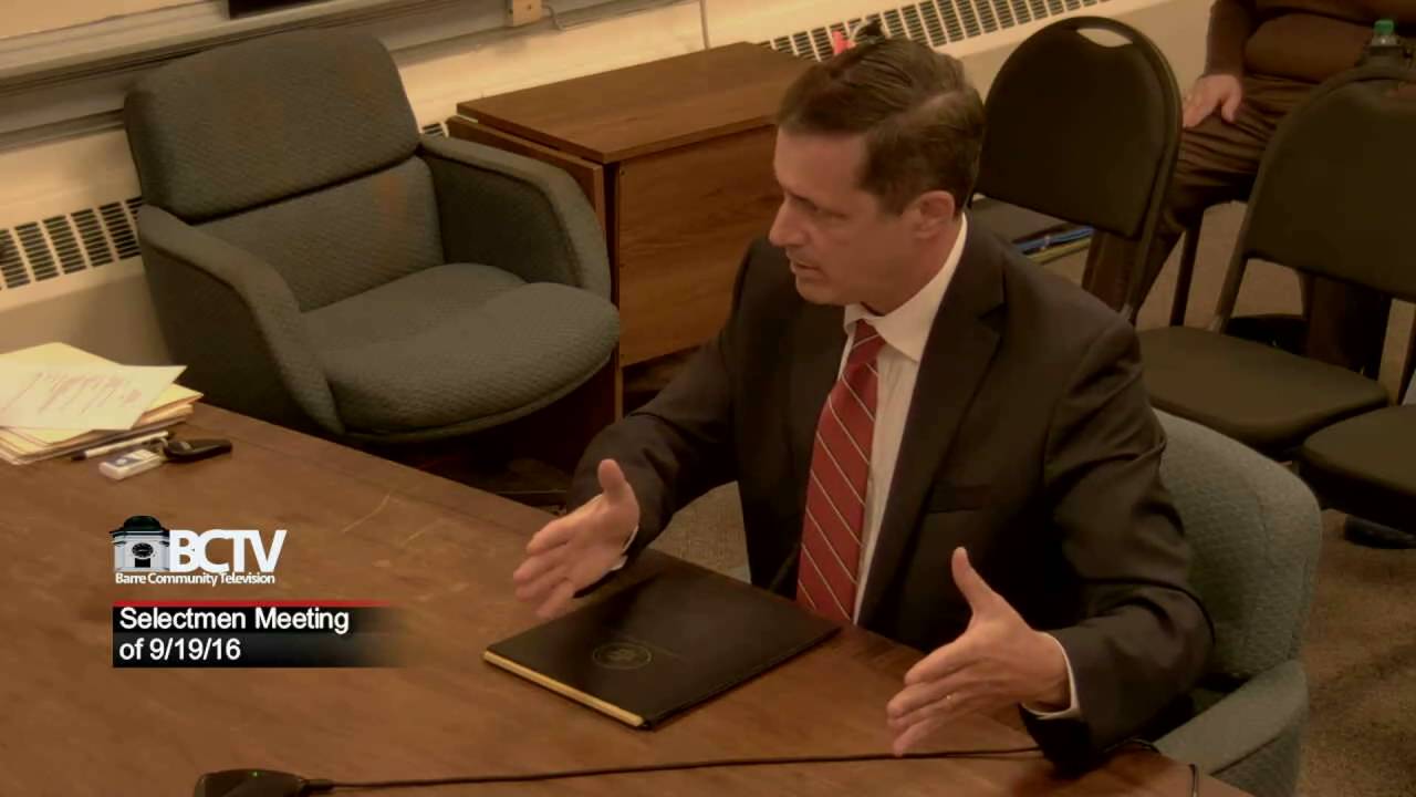 Selectmen Meeting 9/19/16