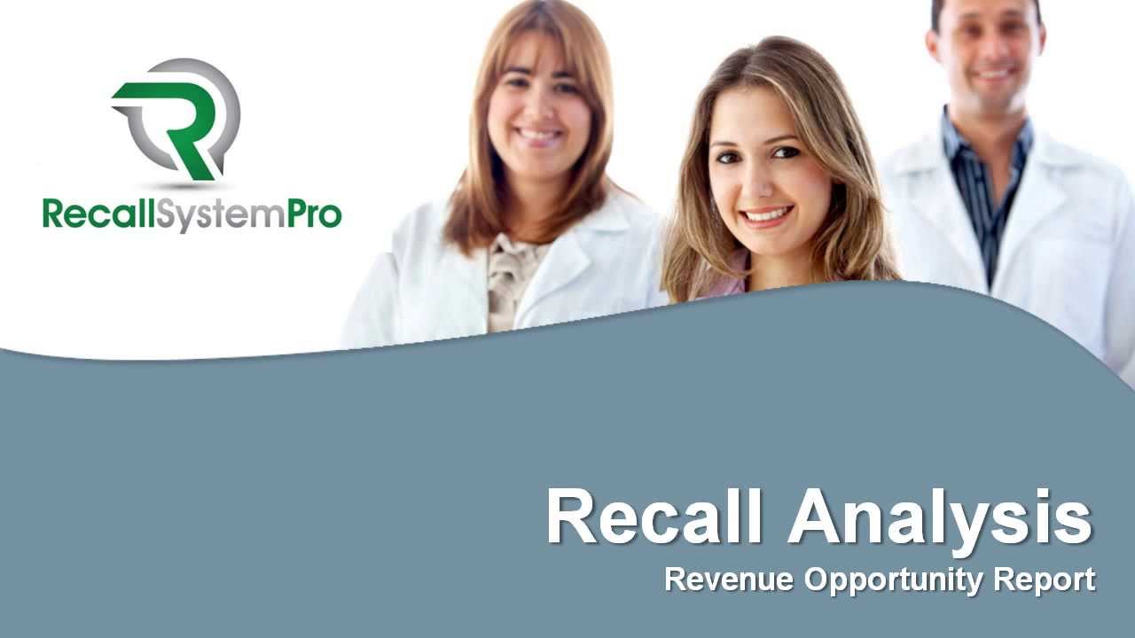 Recall System Pro - Recall Analysis