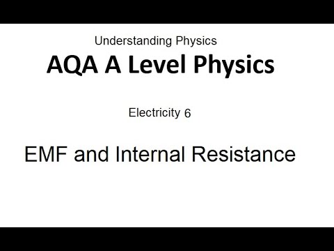 AQA A Level Physics: EMF and Internal Resistance