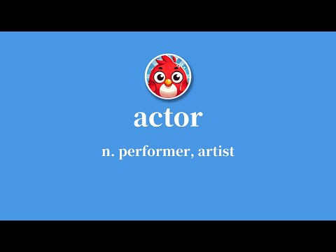 Actor: Meaning, Pronunciation, Definition in American & British English - actors actress