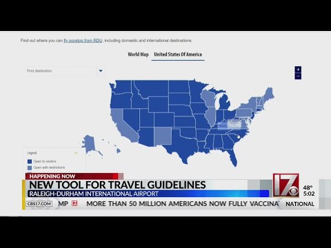 RDU Airport’s new tool shows which states have COVID-related travel requirements