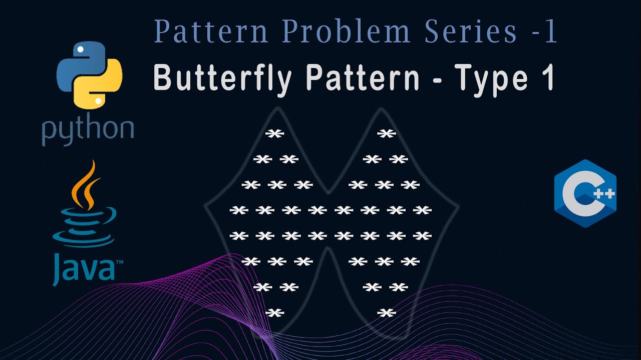 Butterfly Pattern With Double Joint | Java | C++ | Python | Detailed Explain  | Pattern Problem - 10