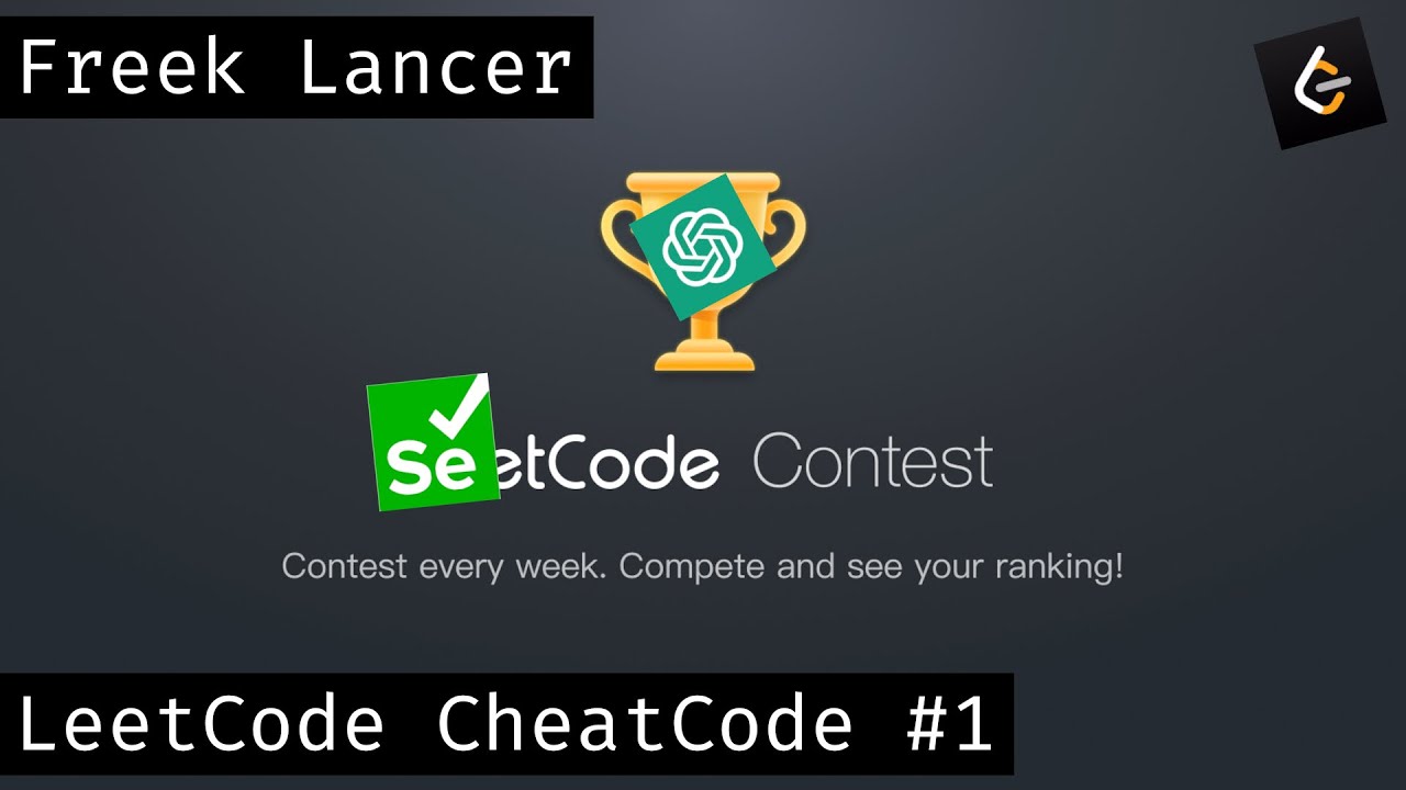 LeetCode CheatCode #1. Solving LeetCode Contest using Selenium WebDriver and ChatGPT