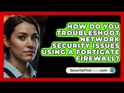How Do You Troubleshoot Network Security Issues Using a FortiGate Firewall? | SecurityFirstCorp News