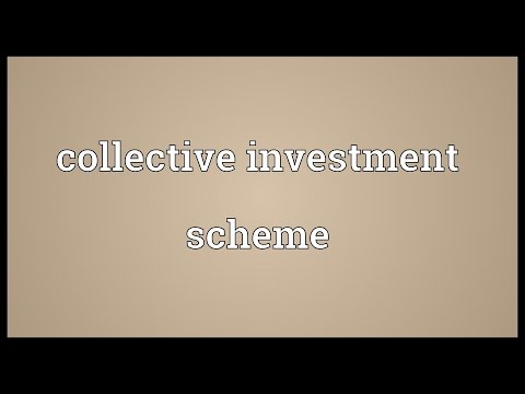 Collective investment scheme Meaning
