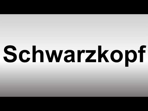 How to Pronounce Schwarzkopf