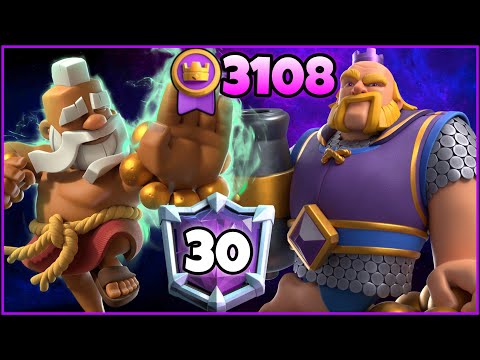 3108🥇with Royal Giant Monk Deck.!