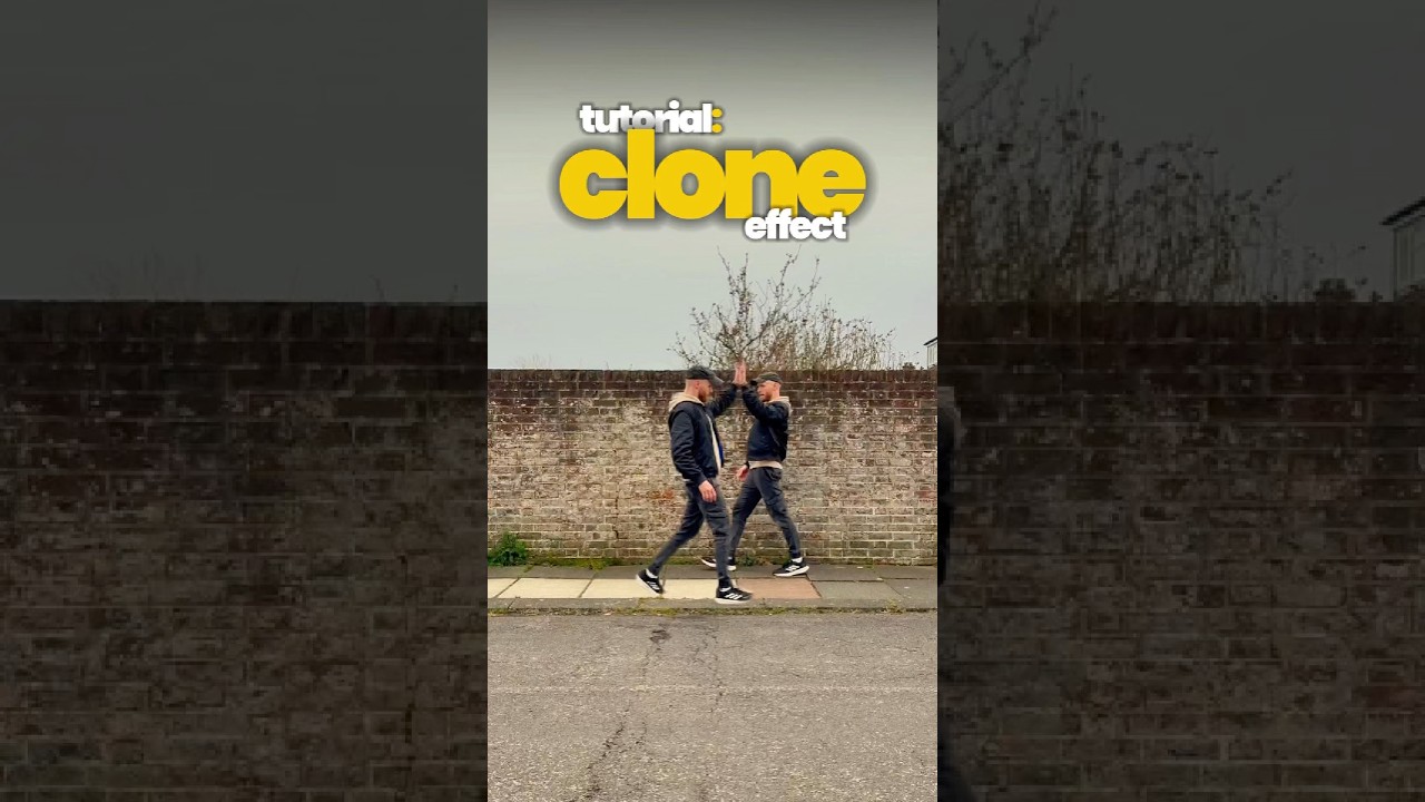 High-Five Your Clone with This Easy CapCut Effect! ✋👯‍♂️ #vfx #tutorial #edit