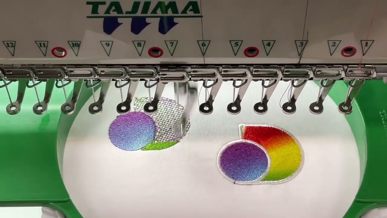 Coloreel showing changing colors and gradients