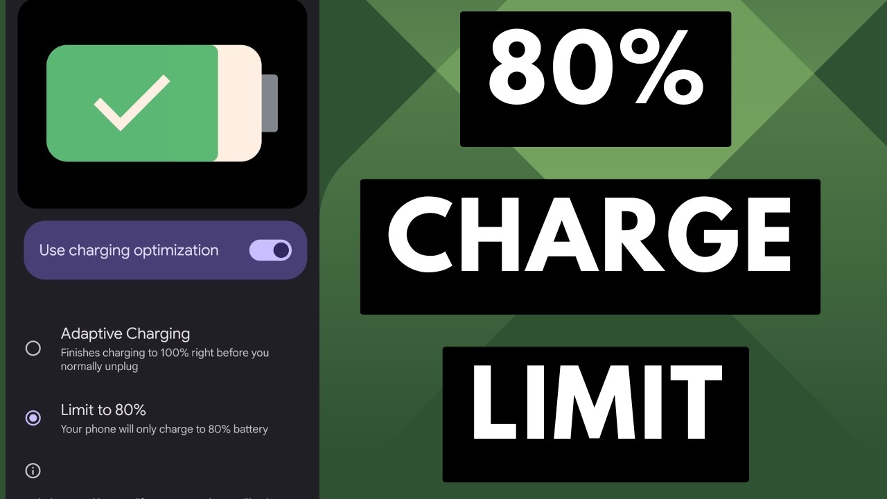 How to Limit Google Pixel Charging to 80% in Android 15?