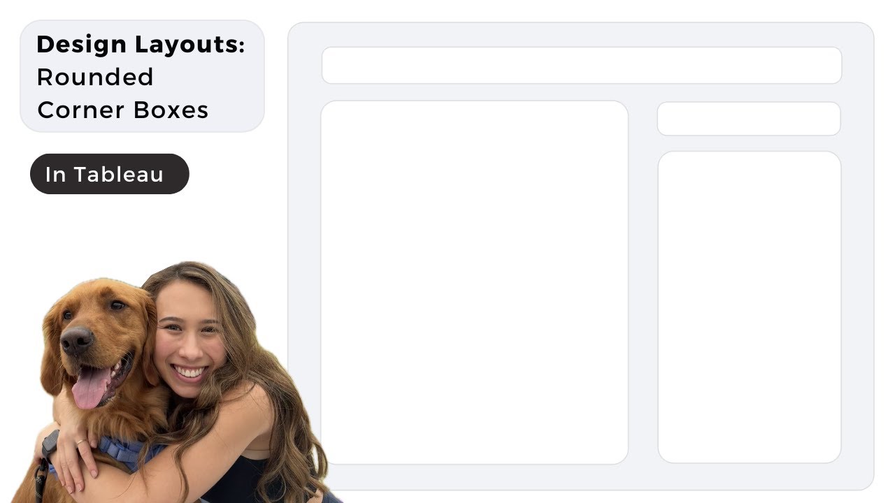 Tableau Background: Easy Rounded Corner Boxes Layout