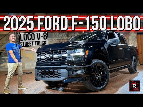 The 2025 Ford F-150 Lobo Is A Sinister Street Performance Truck With SVT Lightning Vibes