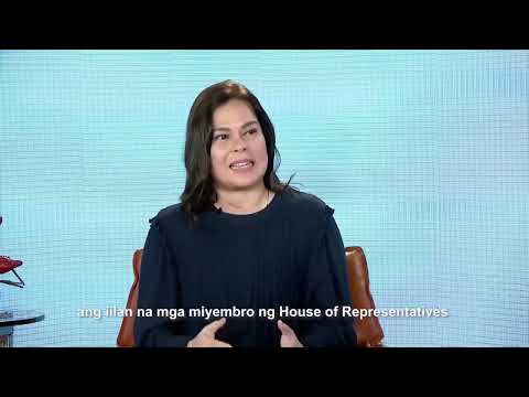 PART 1 - INTERVIEW WITH VICE PRESIDENT SARA Z. DUTERTE #indaysara #ovp #saraduterte #vpsara