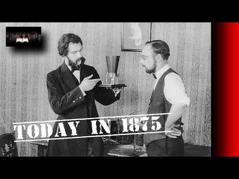 The First Sound Transmission | What happened today in history | History Book