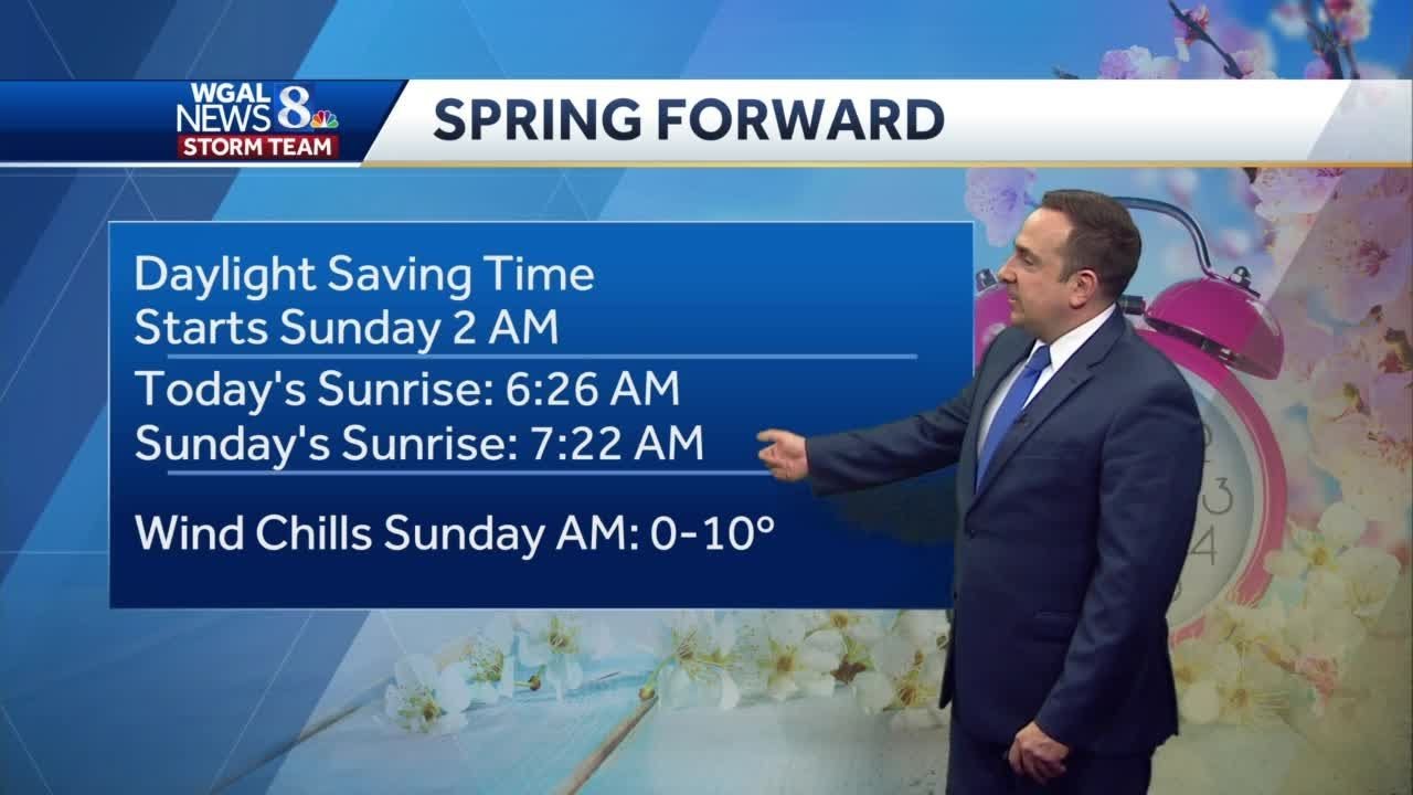 Spring forward this weekend, clocks move ahead one hour