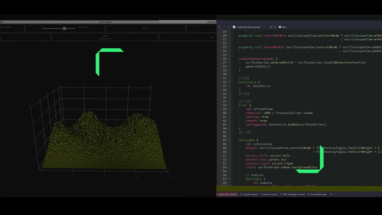 1-min Qt Example: High-Performant 3D Graphs - Cross-platform