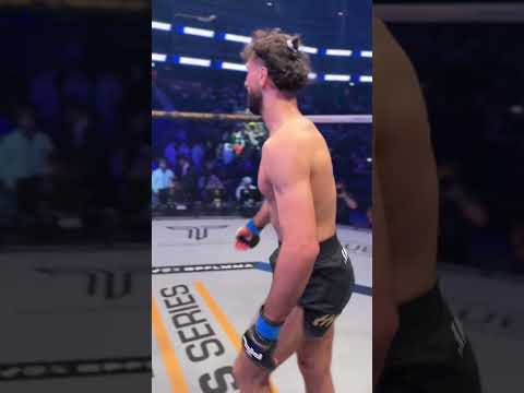 Haider Khan celebrating the debut win! 🤸♂️ #MMA #PFL #Shorts