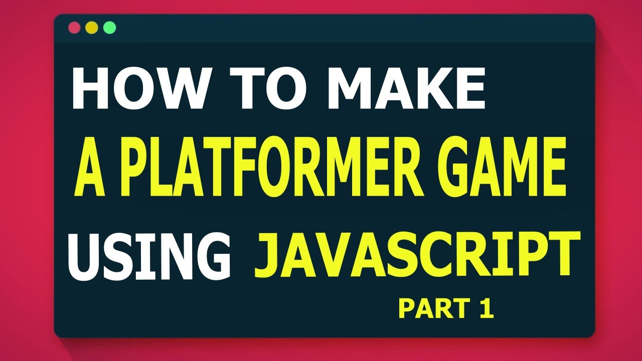 Let's make a platformer Game using html, css & javascript part1