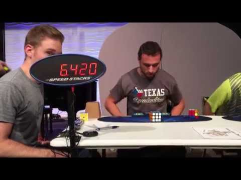 Anthony Brooks solves Rubik's Cube in 6 seconds!