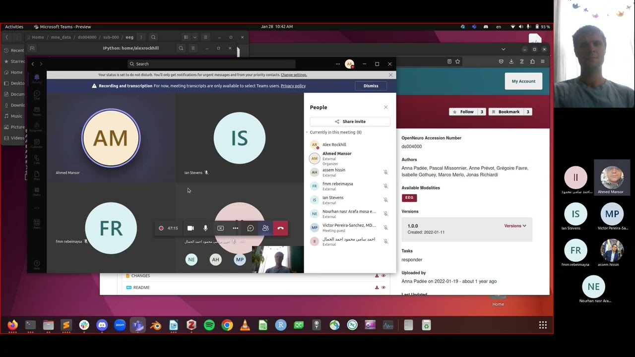 EEG Preprocessing and Analysis (coding part)