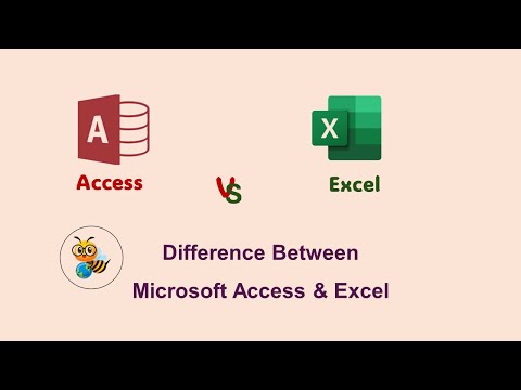 Difference between Ms. access and Ms. Excel