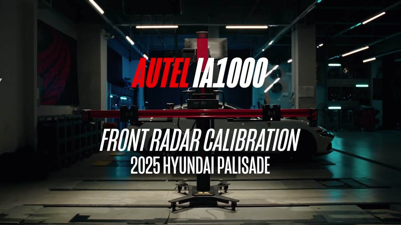 Front Radar ADAS Calibration on a 2025 Hyundai Palisade | Autel IA1000 & Ultra S2