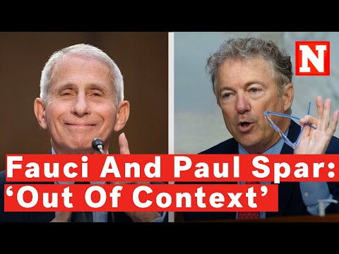 Fauci And Paul Face Off Over 2004 Vaccine Comments: 'Taken Out Of Context'