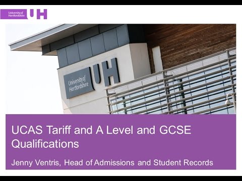 UCAS Tariff, A Level and GCSE Qualifications Update