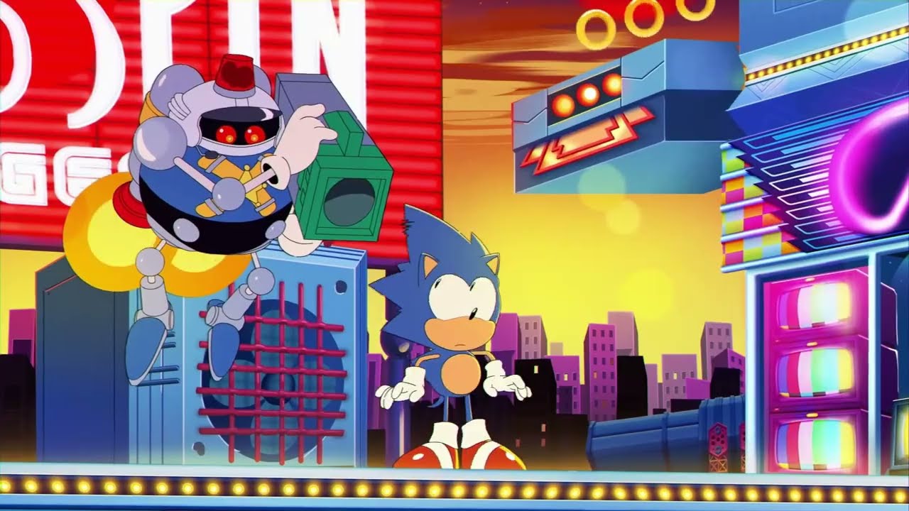 Sonic Mania - Opening Animation With Sounds