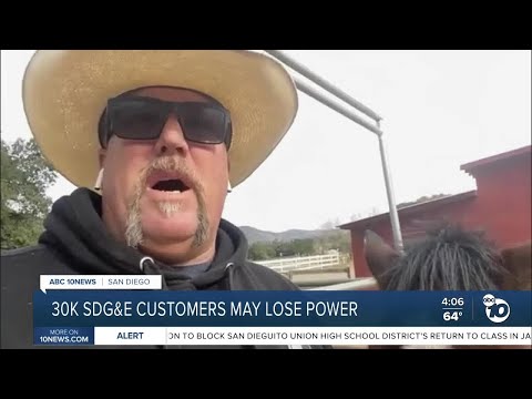 30K SDG&E Customers May Lose Power