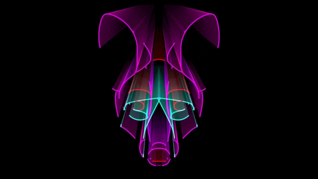 VJ Loops - 3D RABBIT Neon Motion Graphics After Effect/Screensaver 4K/Wallpaper Engine/LED SCREEN