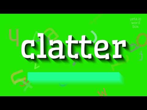 How to say "clatter"! (High Quality Voices)