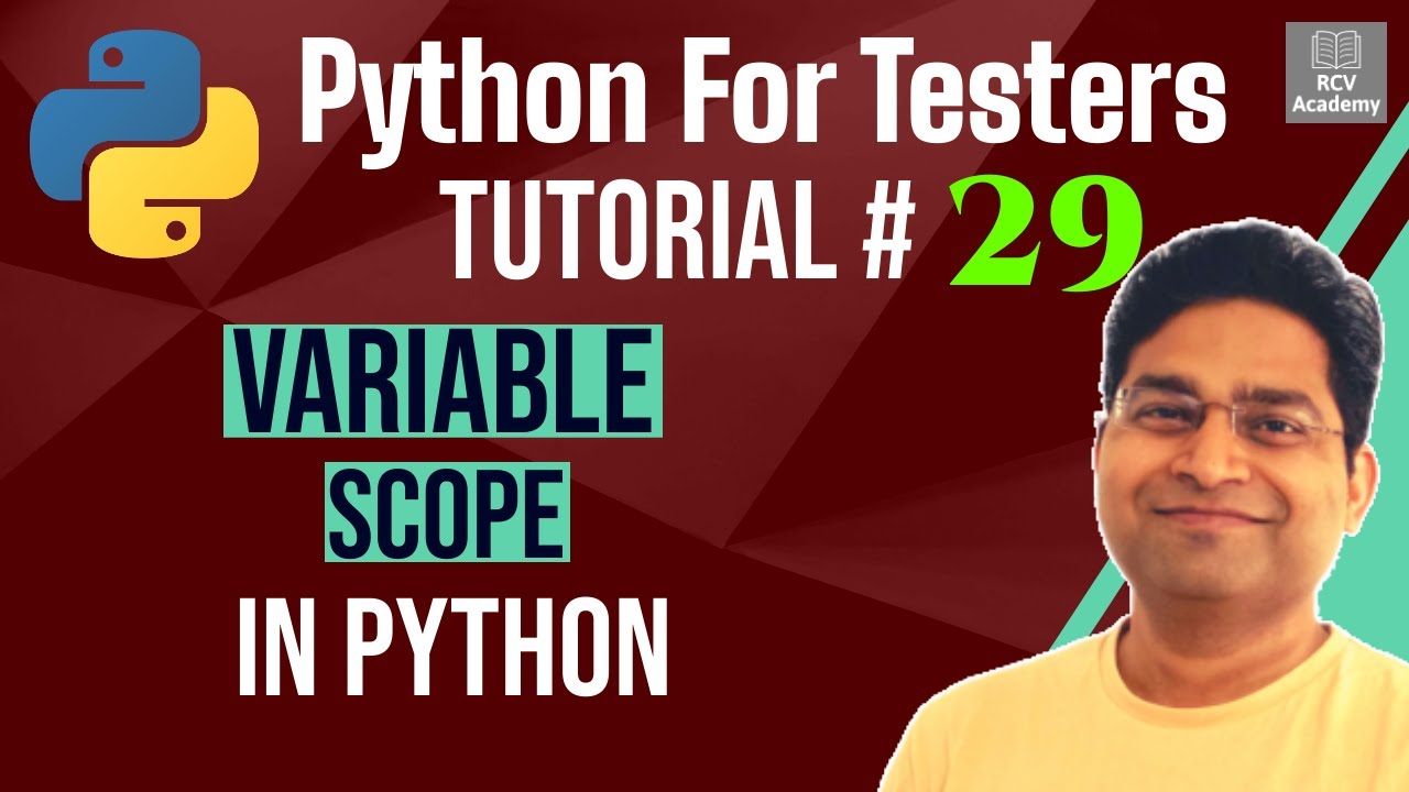 Python for Testers #29 -Variable Scope in Python | LEGB Rule in Python