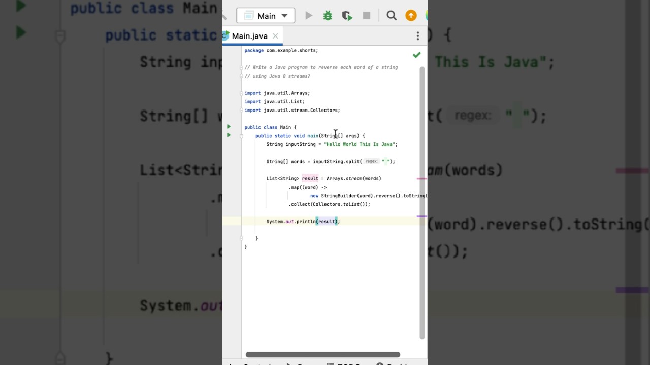 Java 8 Program 9 - How to Reverse Each Word of String using Java 8 Streams #java #interview #coding