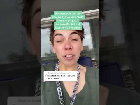 Can lesbians be asexual / aromantic? #shorts | LGBTQ TikTok