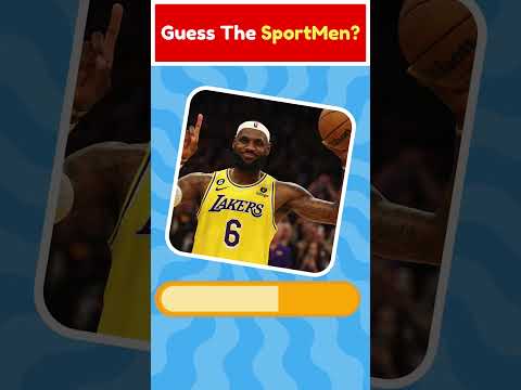Can You Identify These Famous Athletes by Their Pictures? πΈπ― | Quiz | Game | Sports | Basketball |