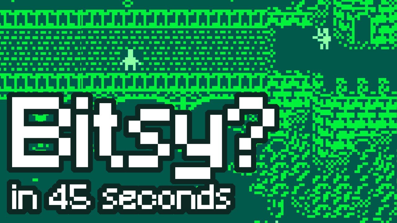 Bitsy explained in 45 seconds.