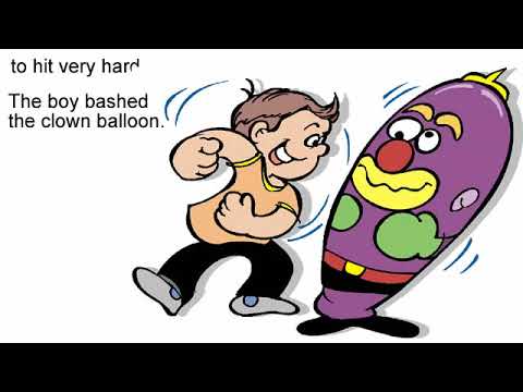 bash meaning | Vocabulary for Kids | Children's Dictionary | Learn English Vocabulary